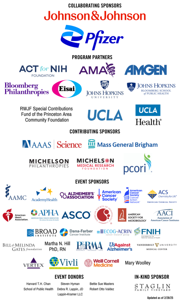 2025 Advocacy Awards Sponsors - Research!America