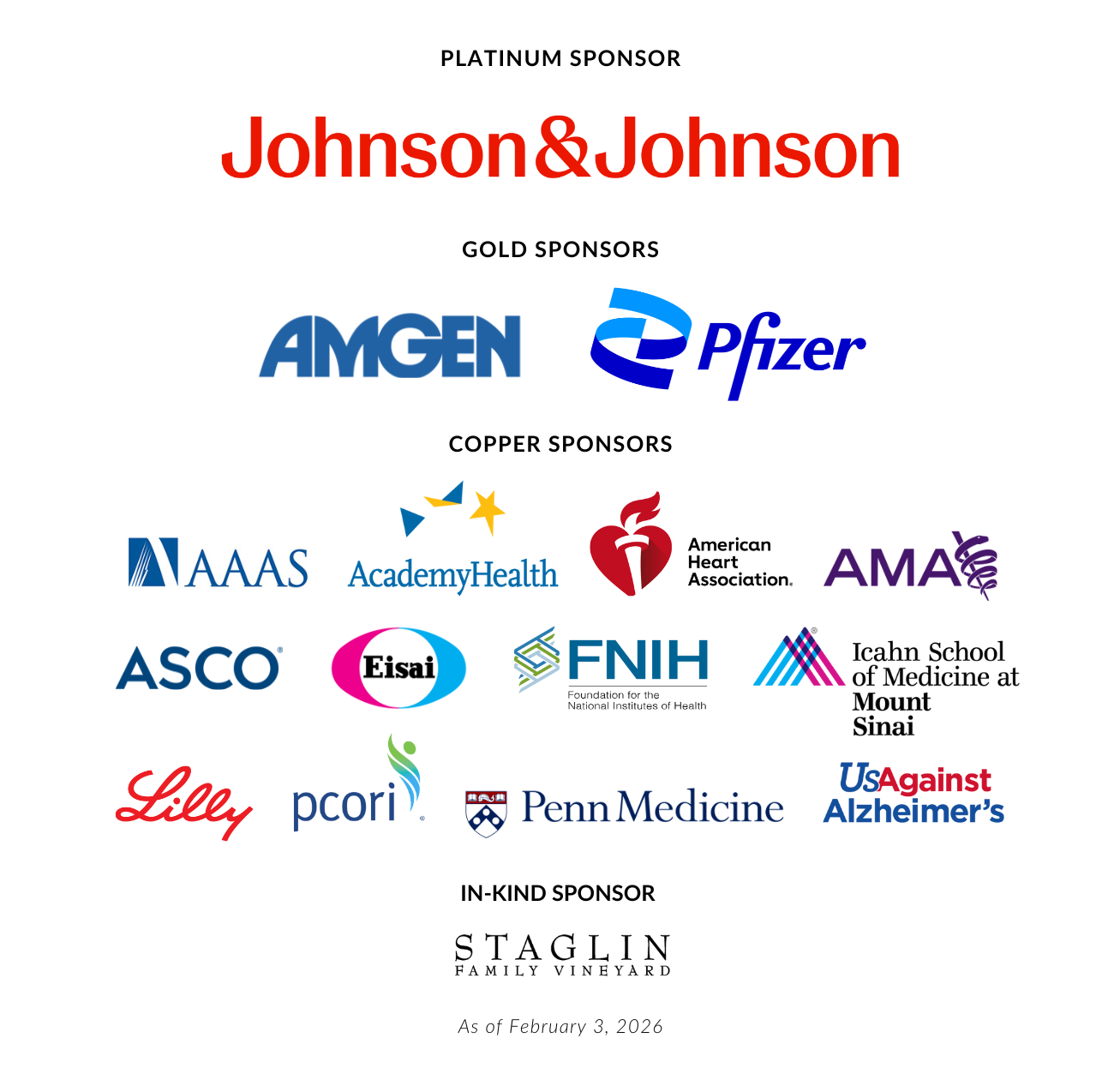 2026 Advocacy Awards Sponsors - Research!America